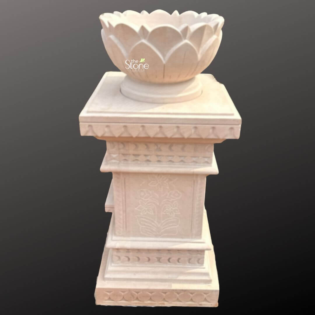 Stone Tulsi Vrindavan 3 Feet : Buy Best Idol - The Stone Studio