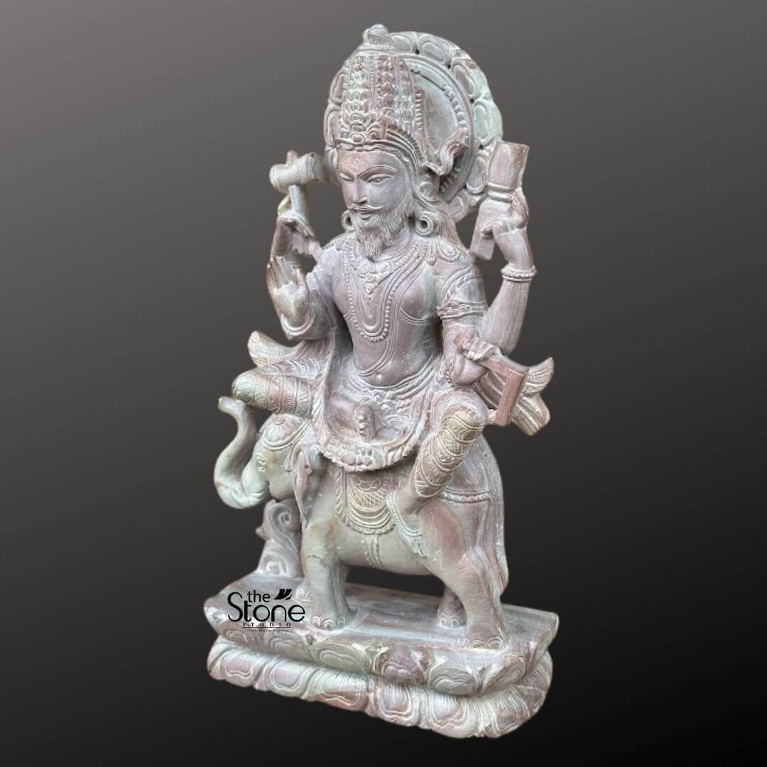 Lord Vishwakarma Statue : Buy Best Idol - The Stone Studio