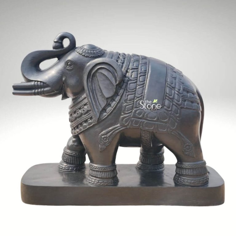 black stone elephant statue Archives - The Stone Studio