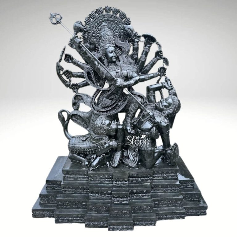 Maa Durga Statues: Buy Best Carved Idols - The Stone Studio